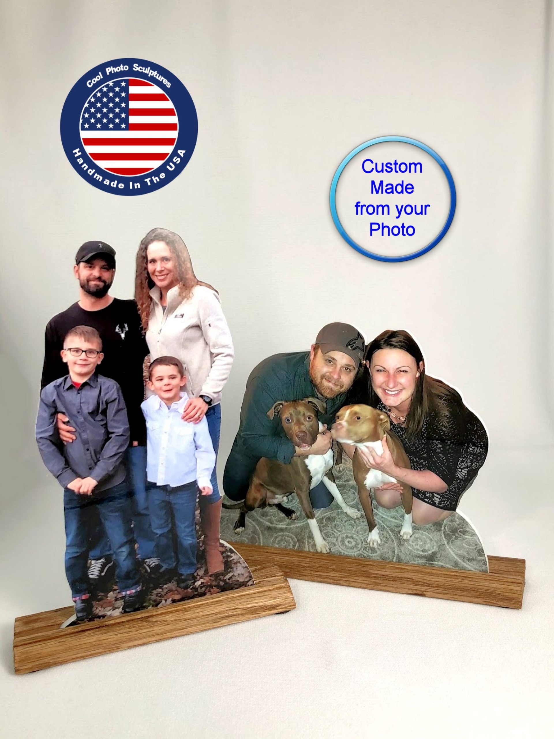 4X6 Custom Photo Sculpture Statuette Cutout Personalized Minimalist ...